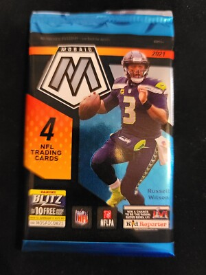 (1) ONE FANATICS 2021 PANINI MOSAIC Football BLASTER 4 CARD PACK Lance ...