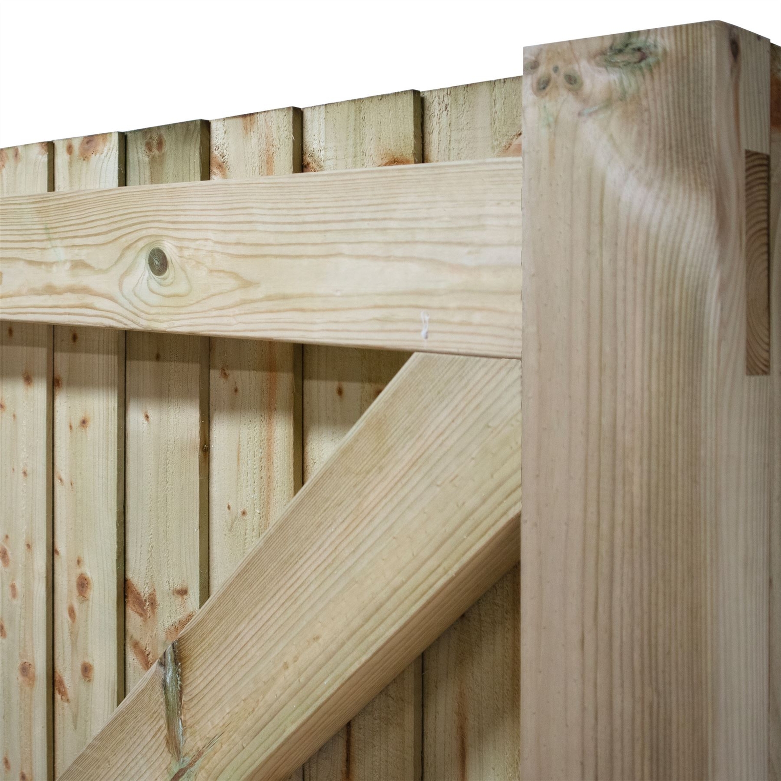 Super Heavy Duty Thick H-Frame Feather Edge Garden Gate Pressure ...