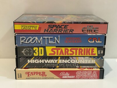 Amstrad CPC 464 Games - Various Titles - Multi Listing - Hard Cases ...