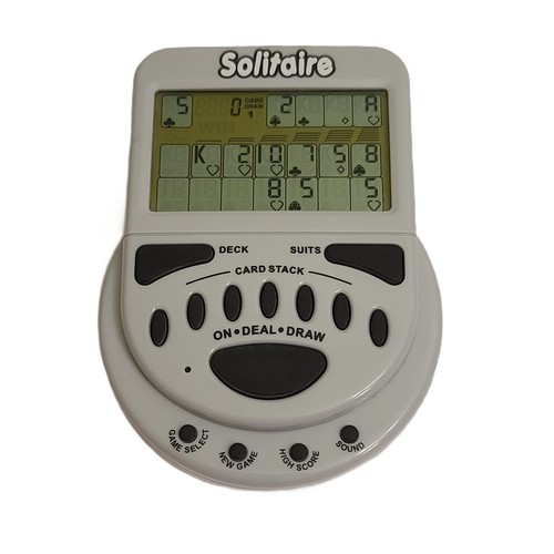 Big Mega Screen Solitaire 77803 Classic Electronic Handheld Game Tested ...