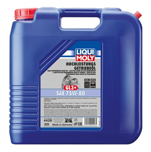 Liqui Moly High Performance Gear Oil 75W-80 GL3+ 20L fits Mercedes A ...