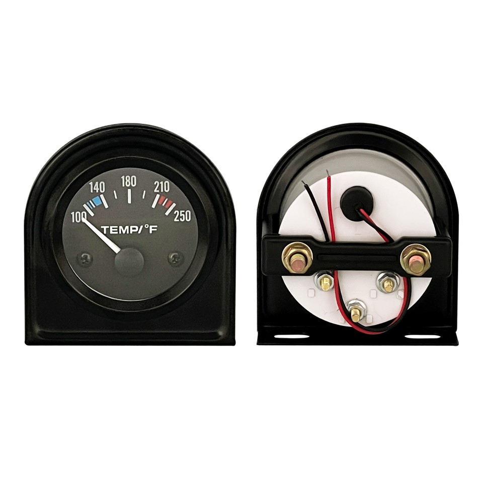 2 Inch 52mm Car Water Temperature Gauge 100-250℉ W/ Temp Meter Sensor ...
