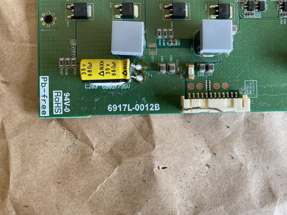 Vizio VF551XVT 6917L-0012B (KLS-550WLTD) Backlight Inverter VF552XVT LG ...