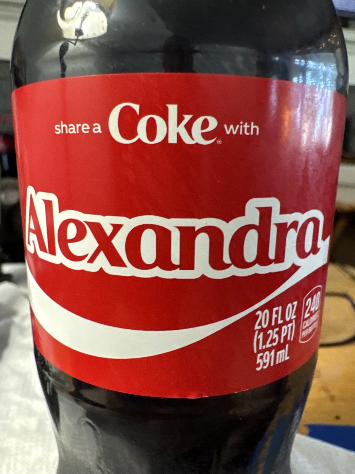 Coca-Cola 20oz Personalized Bottle "Alexandra" – Share a Coke Gift