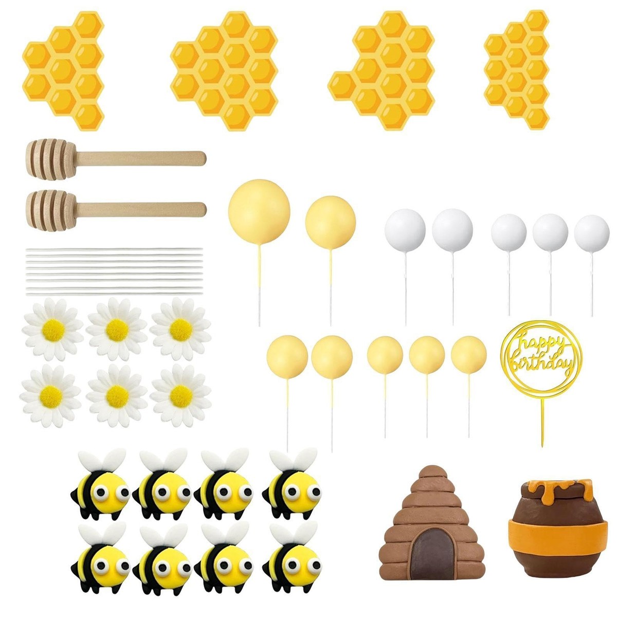 Cute As Can Bee Cake Topper Maya The Bee Cup Cake Toppers For Birthday