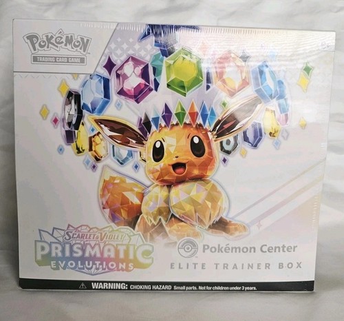 Pokemon TCG Prismatic Evolutions Pokemon Center Exclusive Elite Trainer ...
