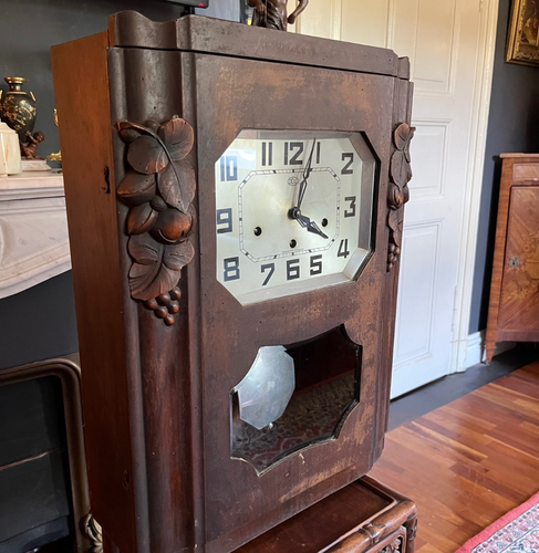 Antik Wanduhr orig. Odo Pendeluhr 8 Hämmer Westminster Uhr Art Deco ...