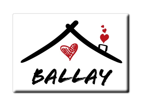 Ballay France Nom De Famille Prénom Cadeau Aimant Anniversaire Love | eBay