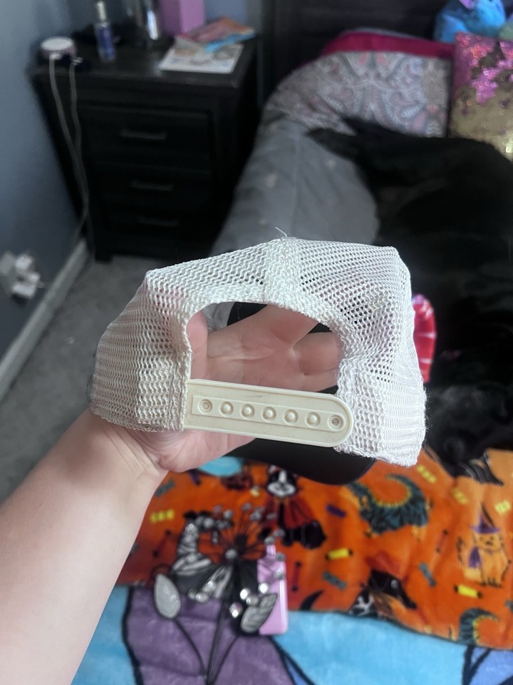 Have A Nice Day Life Is Good Back Mesh Hat Navy Blue And Beige. Dusty ...