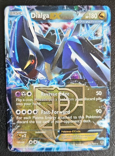Dialga EX 65/101 Pokemon Plasma Blast Black & White Ultra Rare Card Dmg ...