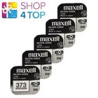 5 MAXELL 373 SR916SW BATTERIES SILVER OXIDE 1.55V WATCH BATTERY EXP ...