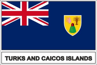 Sticker Flag TC TURKS CAICOS | eBay