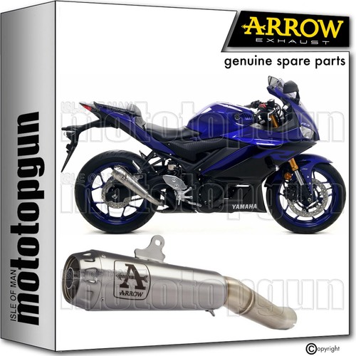 Exhaust nichrom steel end cap pro-race arrow yamaha yzf r3 19/20 | eBay