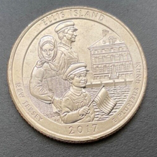 Ellis Island National Monument P 2017 ATB Commemorative Quarter | eBay