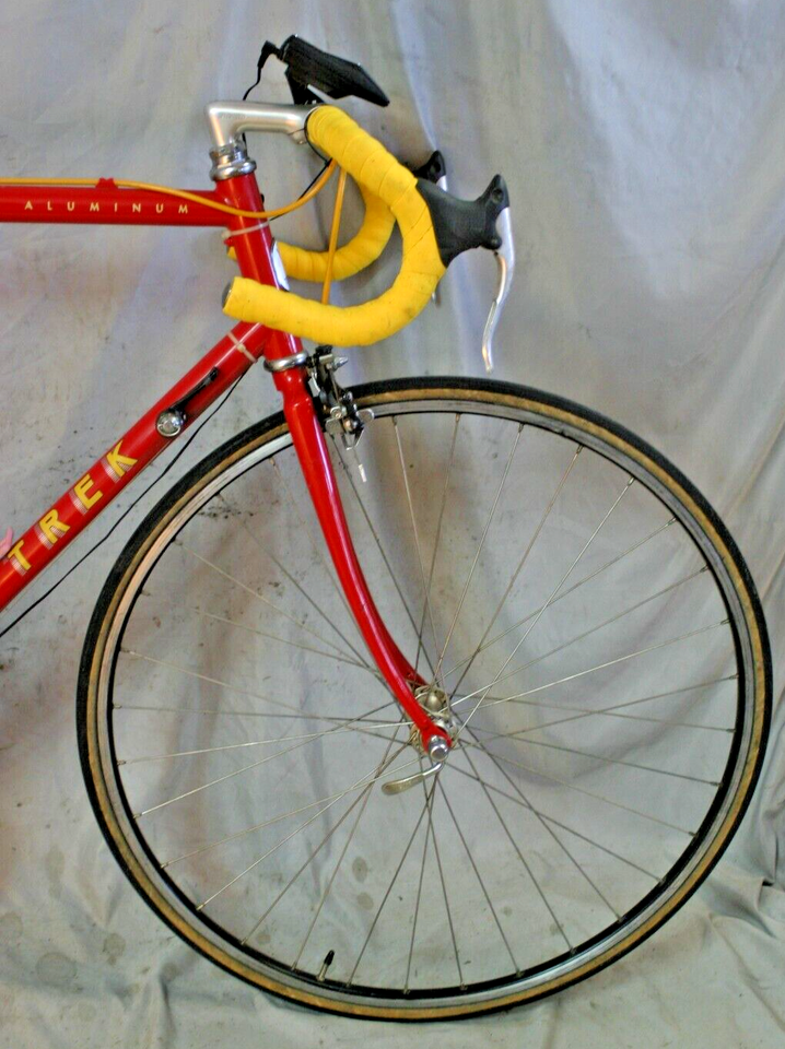 1987 Trek Road Bike Large 58cm Red Suntour Cyclone 7000 Sakae USA Made ...