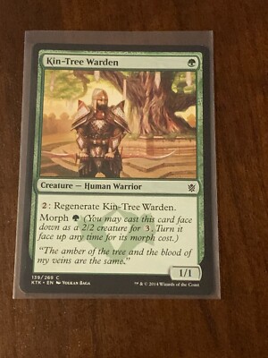 Magic the Gathering Khans of Tarkir Kin-Tree Warden | eBay