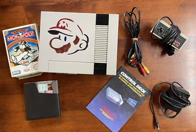 Original 1985 NES Console (1 Controller) + Bundle (Games, Manual, etc ...