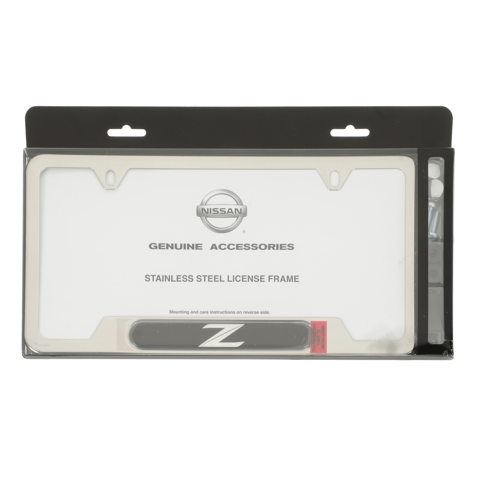OEM 2009-2020 Nissan 370Z Chrome Z Logo License Plate Frame NEW 999MB ...