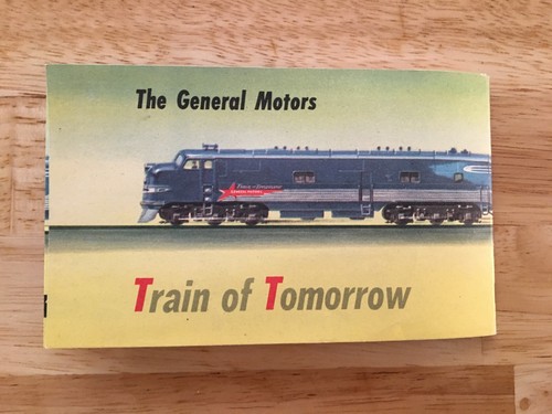 Vintage General Motors Train of Tomorrow Brochure | eBay