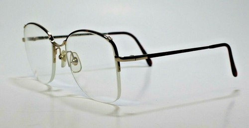 AUTHENTIC MARIO MARTINELLI STEPHANIE G/DEMI AMBER RED EYEGLASSES FRAME ...