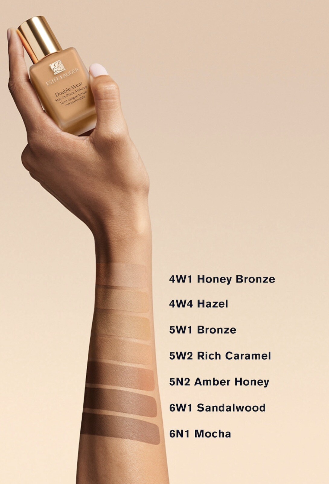 Estee Lauder Double Wear Stay In Place Makeup Foundation Shade 5N2 ...