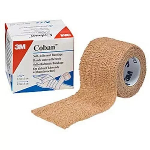 SM 3m Coban Self Adhesive Wrap Tan 4"X5yd | eBay
