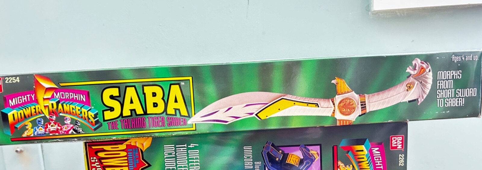 Mighty Morphin Power Rangers Talking Tiger Saber SABA 1994 Bandai | eBay