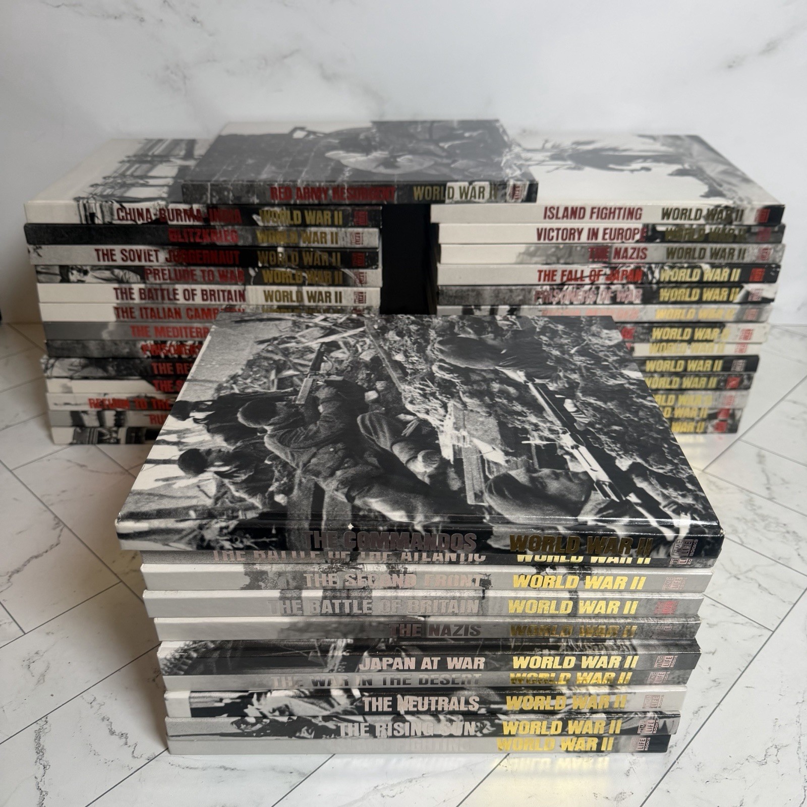 Time Life Books World War II Set of Books *Pick your Volumes* Red and ...