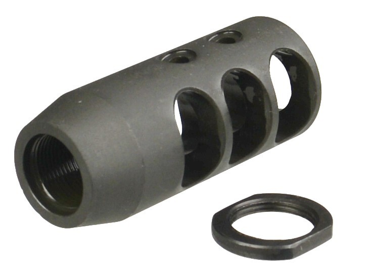 Black Steel .45 Compact Competition Muzzle Brake .578-28 (37/64x28 ...