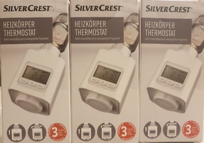 3 x SILVERCREST - Heizkörperthermostat - NEU (635) | eBay.de