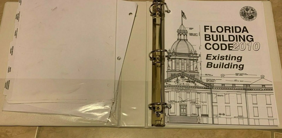 Florida Building Code 2010 Existing Building Book Binder in nice shape ...