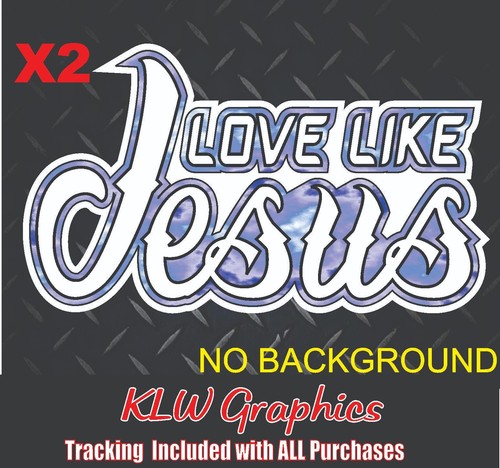 Jesus Saves Cross Decal Sticker Christian GOD Bible FaIth Family Diesel ...