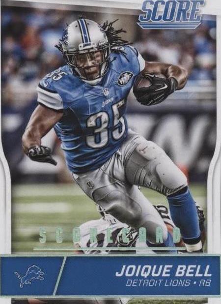 2016 Score - Joique Bell #109 Scorecard for sale online | eBay