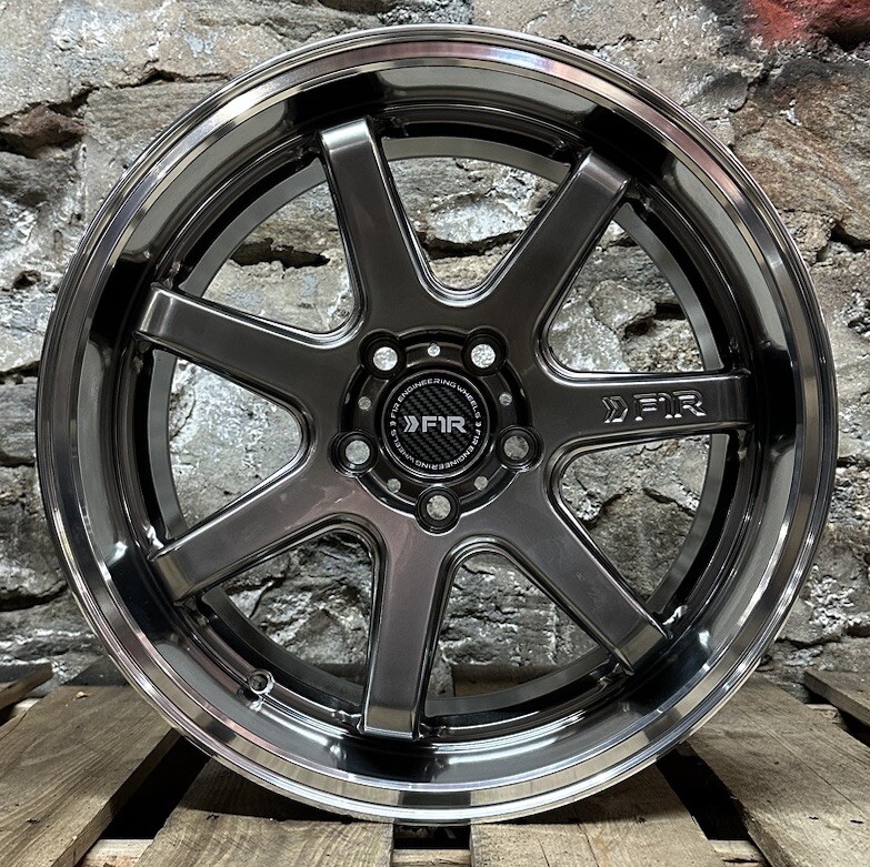 Subaru Legacy, Outback, WRX Wheels Rims F1R Size 18x8.5 Hyper Black ...