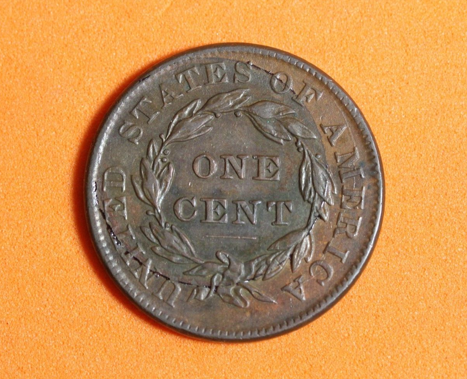 1837 Head Large One Cent Coin #P08522 | eBay