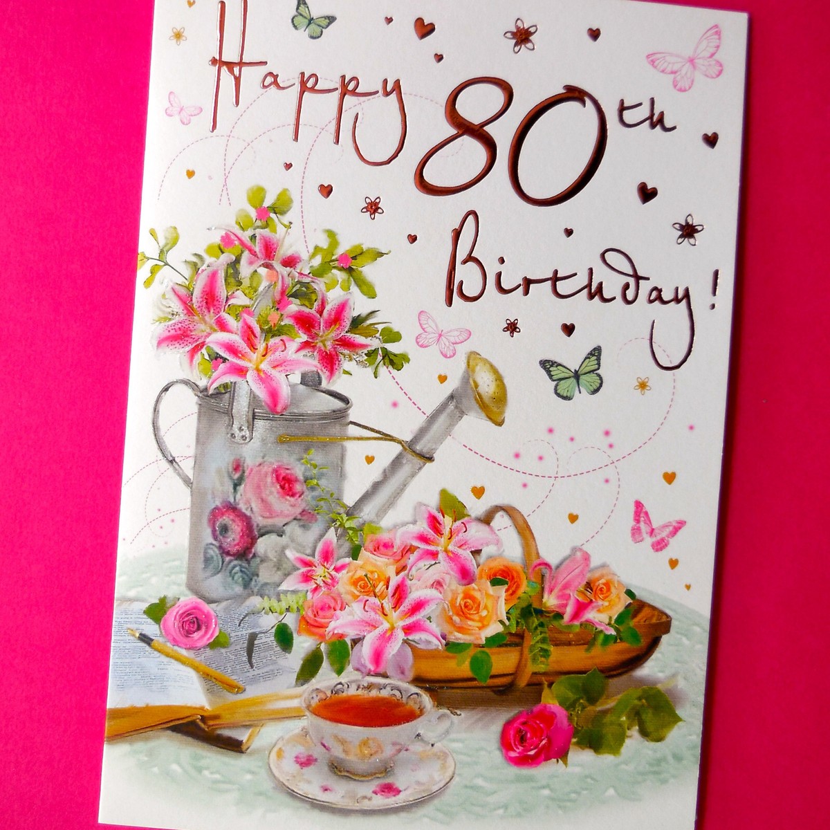 Birthday Greetings For 80 Year Old 80th Birthday Card Greeting Cards