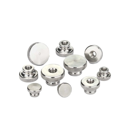Stainless Steel Knurled Thumb Nuts Hand Turn Knobs M2 M2.5 M3 M4 M5 M6 ...