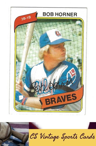 1980 Topps #108 Bob Horner | eBay