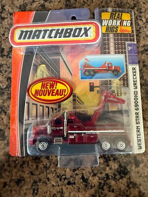 MATCHBOX REAL WORKING RIGS WESTERN STAR 6900XD WRECKER TOW TRUCK | eBay