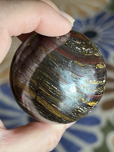 54mm 2.12inches Natural Tiger Iron Crystal Sphere 291 Grams | eBay