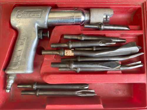 SNAP-ON pneumatic chisel set PH-50C chisel and 10 Bits (Snap-On & MAC ...