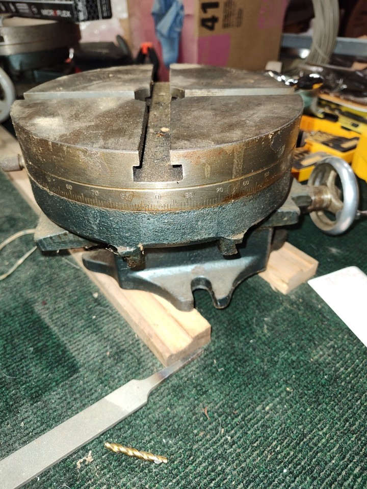 8" DUEL CROSS SLIDE ROTARY TABLE | eBay