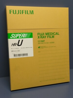 Fujifilm 100NIF Super HR-U Fuji Medical X-Ray Film 28x 35 (11 x 14 ...