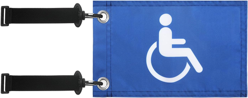 TRINKA Handicap Flag for Golf Cart, 6 x 9" Golf Cart Flag with Elastic ...