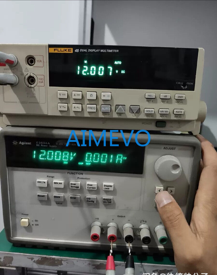 HP/Keysight Agilent E3634A 200W DC Power Supply 0-25V, 7A / 0-50V, 4A ...