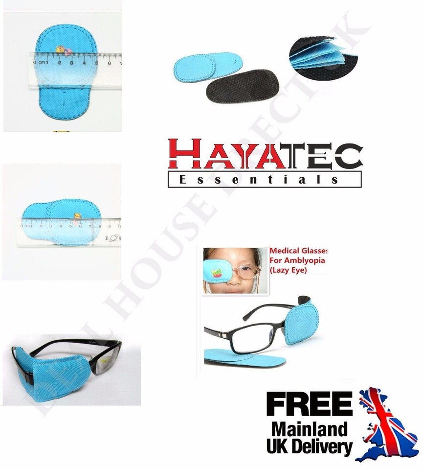 Occluder Eye Patch for Amblyopia Eye Occlusion Patches for Specs Unisex ...