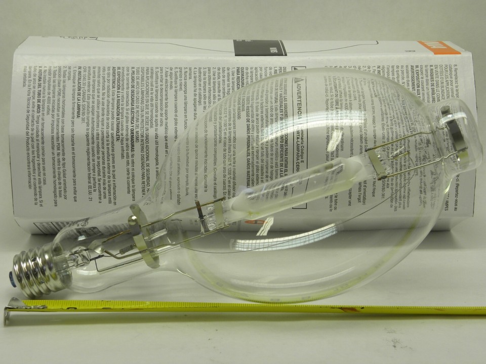 (6-Pack) Sylvania M1000U BT56 Metal Halide 1000W Lamp Light Bulb M47/E ...