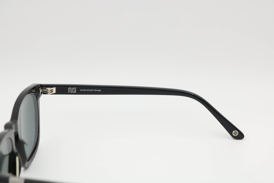 Muse Nick Black/Black Square 32-001890 Eyeglasses Frames 49-20-145 | eBay