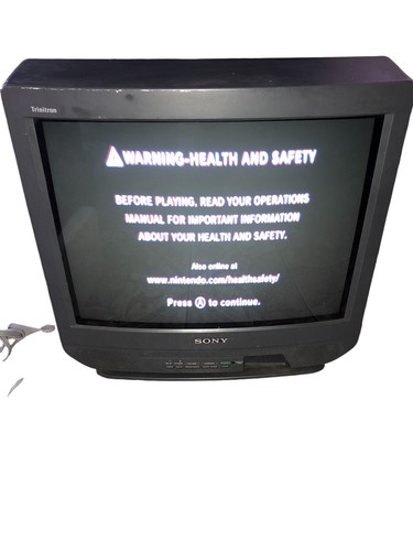 Sony Color 20 Inch KV-20S40 Trinitron TV Retro Gaming 1998 | eBay