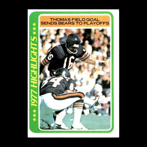 Bob Thomas 1978 Topps Chicago Bears #6 R308A 1 | eBay
